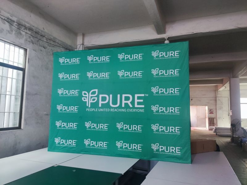 Pop Up Wall Popup Stand Fabric Display Banners Banner Curved Exhibit ...